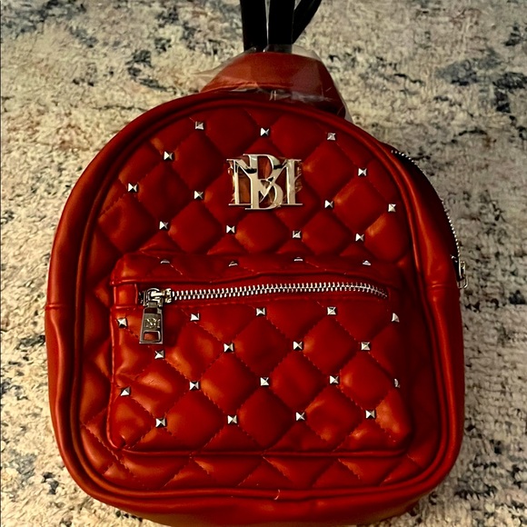 Badgley Mischka | Bags | Badgley Mischka Red Small Backpack Nwt | Poshmark